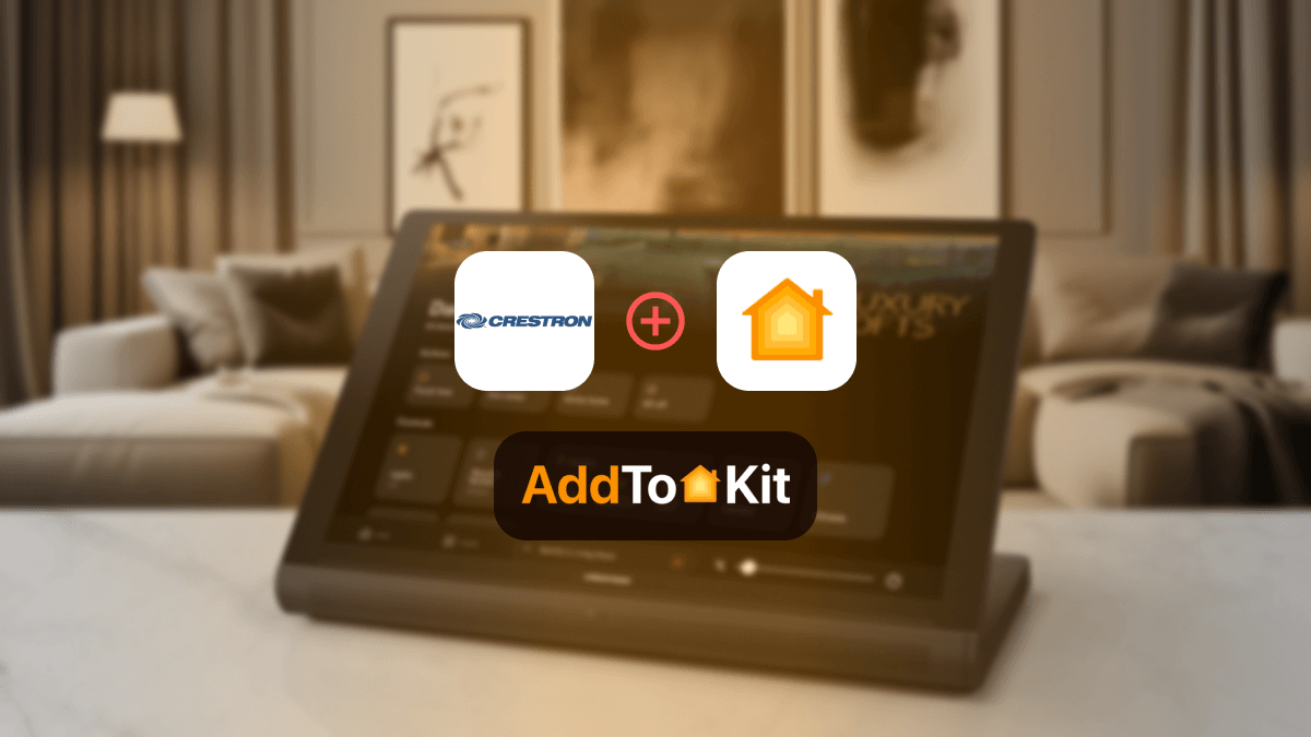 How to Add Any Crestron Smart Devices to Apple HomeKit